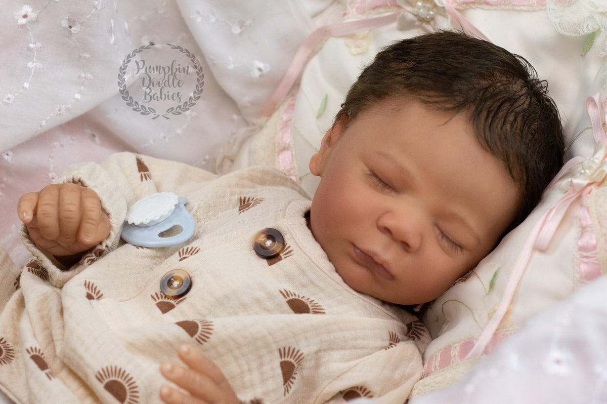 Dominic Realborn sculpt by Bountiful Baby – Pumpkin Doodle Babies