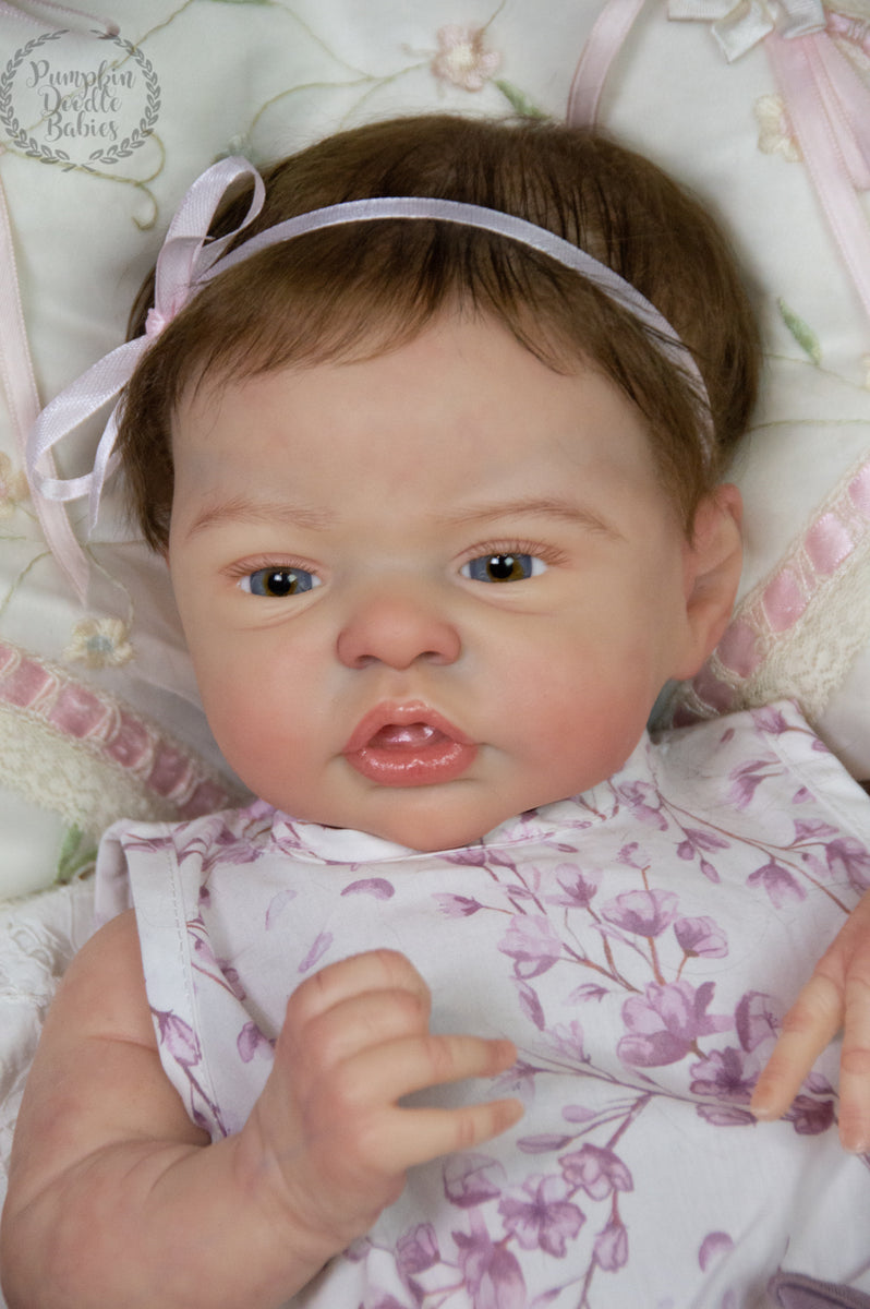 Ready to Ship! Esme by Laura Lee Eagles SOLE – Pumpkin Doodle Babies